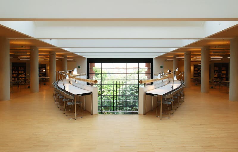 Modern library stock photo. Image of column, corporate - 4769798
