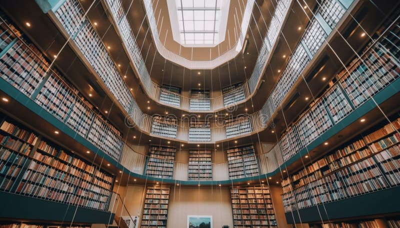 Modern Library Architecture Illuminates Wisdom in Literature Generated ...