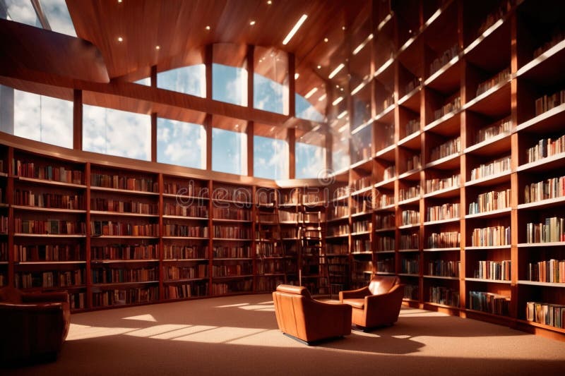 Modern Library, Book Archive for Education and Storage of Books and ...