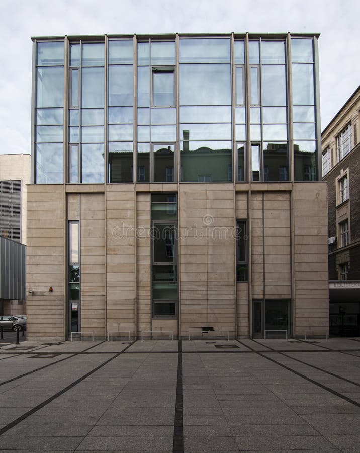 Modern Library Building. University of Adam Mickiewicz in Poznan ...