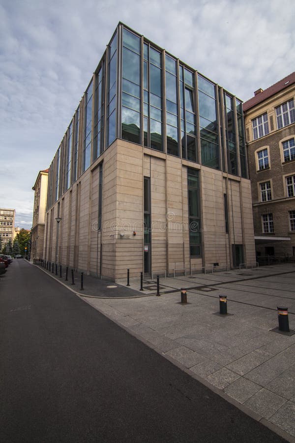 Modern Library Building. University of Adam Mickiewicz in Poznan ...