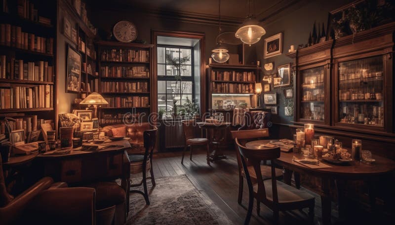 Modern Library Design Illuminates Old Fashioned Luxury Inside ...