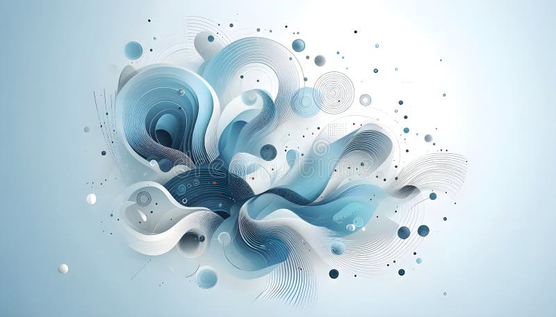Stylish Modern Light Blue Abstract Background Stock Illustration ...