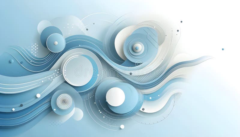 Stylish Modern Light Blue Abstract Background Stock Illustration ...