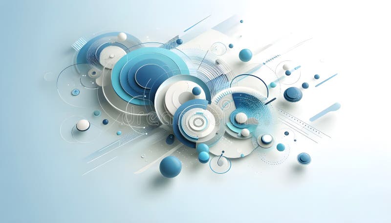 Stylish Modern Light Blue Abstract Background Stock Illustration ...