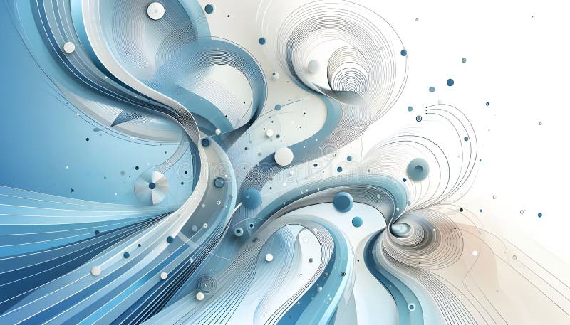 Stylish Modern Light Blue Abstract Background Stock Illustration ...