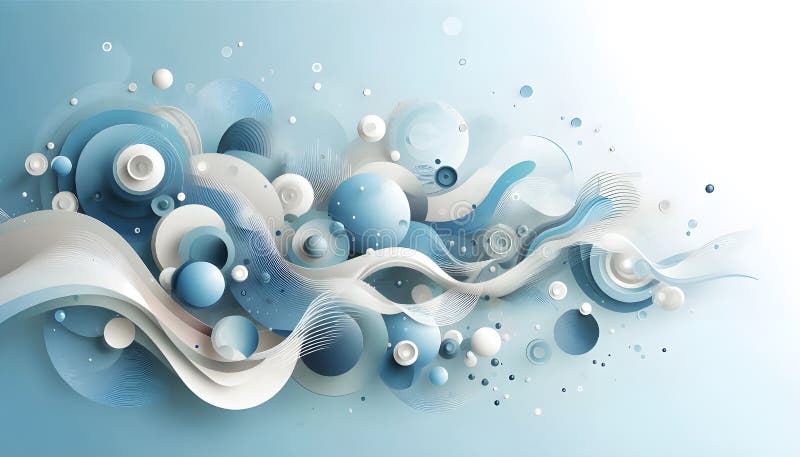 Stylish Modern Light Blue Abstract Background Stock Illustration ...
