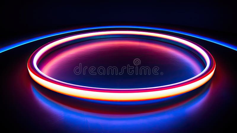 Modern light ring stock illustration. Illustration of composition ...