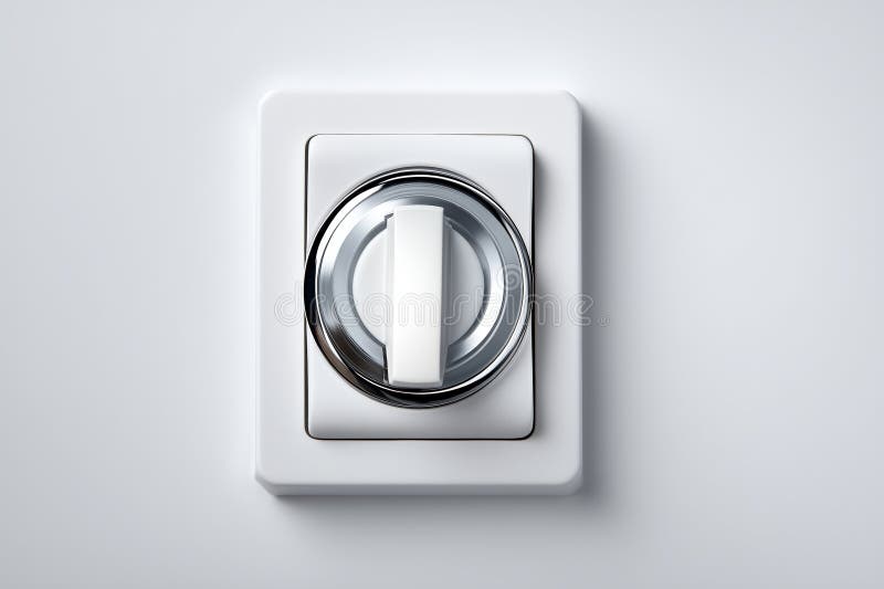 Modern Light Switch Dial. Smart Home Lighting and User Interface Stock ...