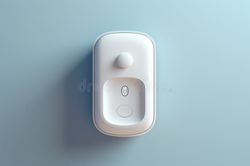 Modern Light Switch on Wall Stock Photo - Image of simple, interior ...