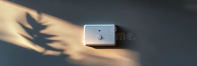 Modern Light Switch Wall Shadows Sunlight Stock Photos - Free & Royalty ...