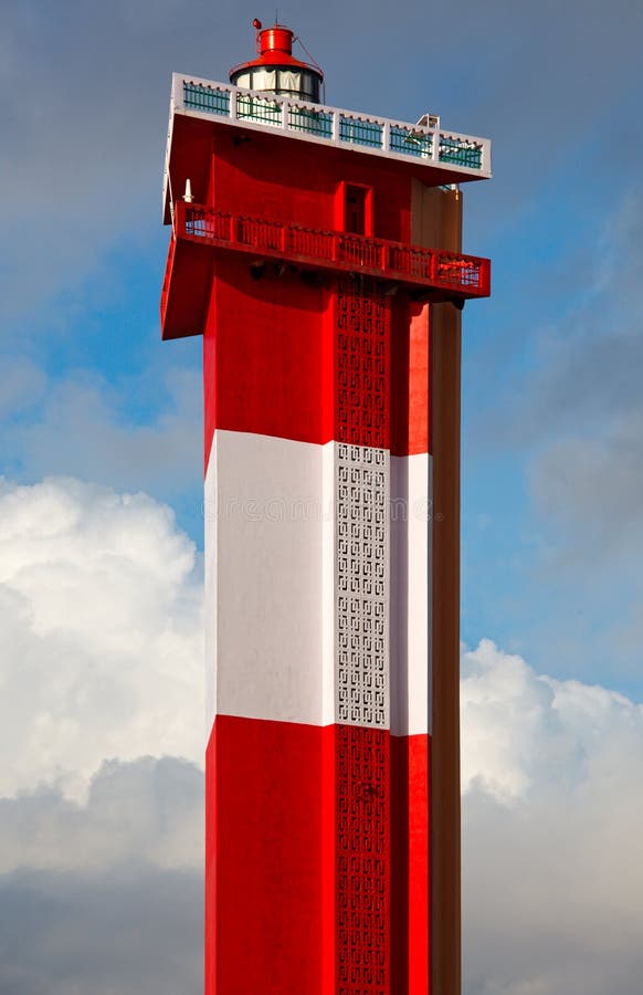 Modern lighthouse stock image. Image of exterior, contemporary - 12815749