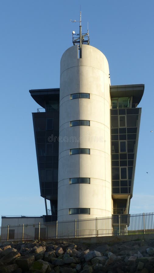 Modern Lighthouse stock photo. Image of warning, coastline - 45767690