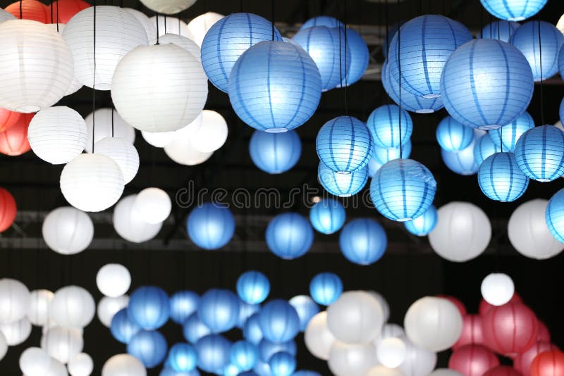 Modern Lighting Lamp Hit on the Roof Stock Image - Image of filament ...
