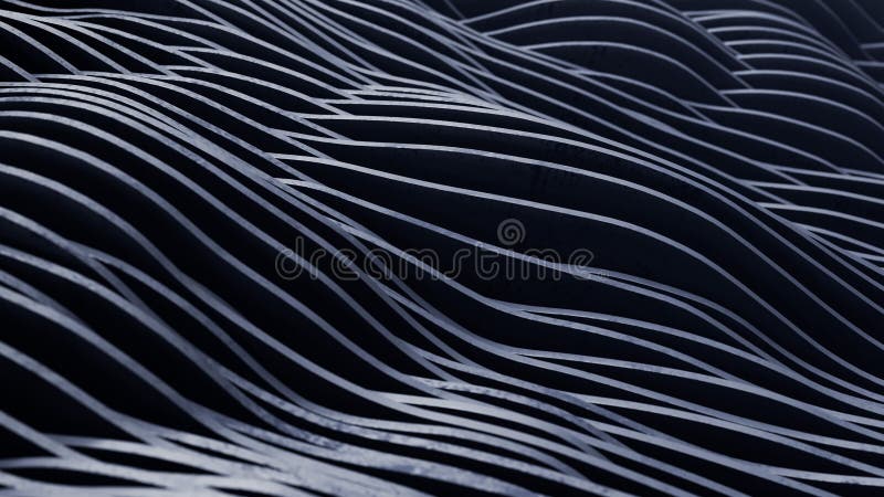 Modern Line Art Cover Design With Wave Background For Concept Design ...