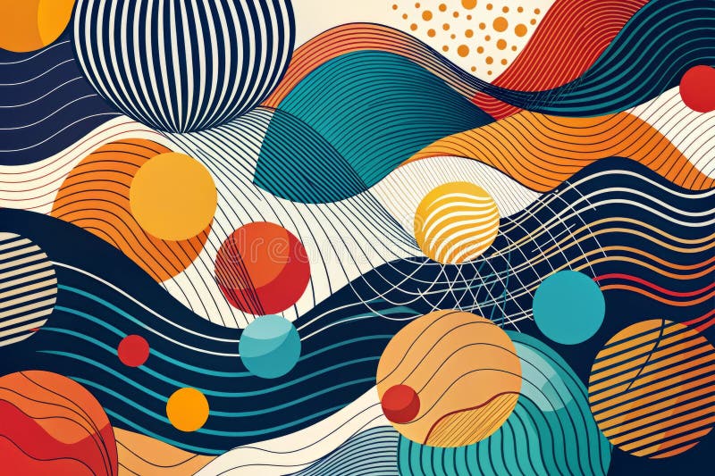 Modern Line Art Illustrations Bold Graphics Expressive Hands and Fluid ...