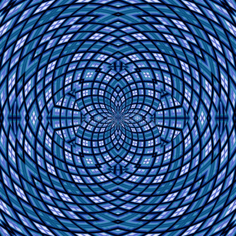 Modern Line Art Seamless Pattern Trendy Abstract Blue Background ...