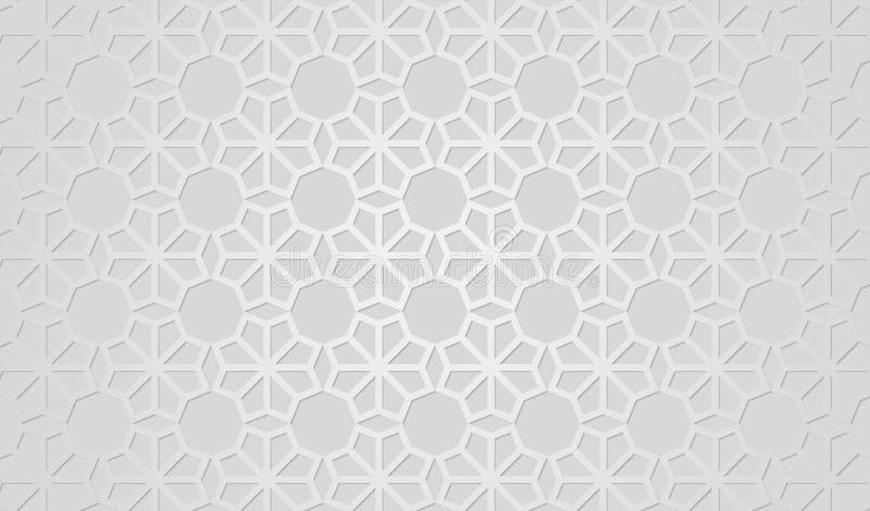 Modern Line Vector Traditional Arabic Pattern. Abstract Background with ...