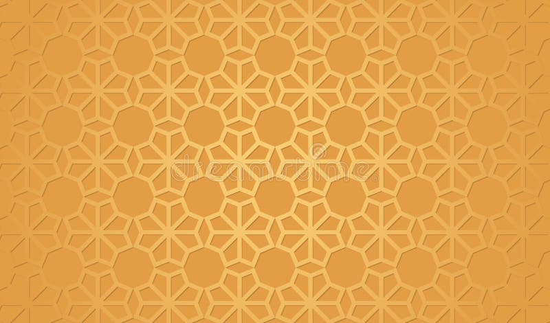 Modern Line Vector Traditional Arabic Pattern. Abstract Background with ...