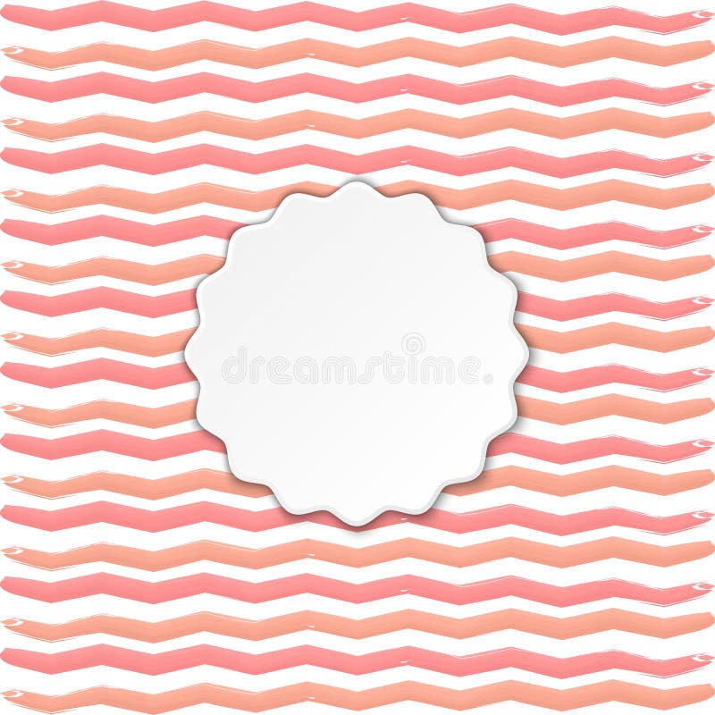 Modern Lineal Pattern with a Frame Stock Vector - Illustration of ...