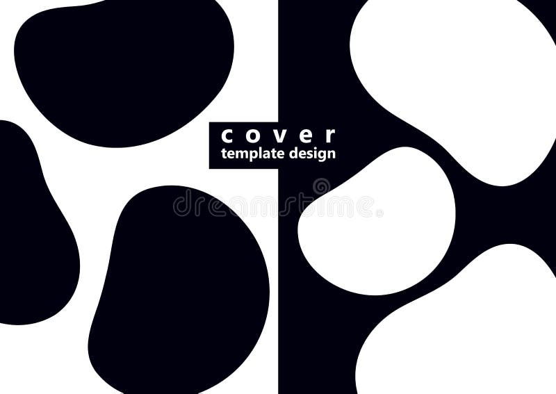 Modern Liquid Irregular Forms. Smooth Abstract Fluid Graphic Flat ...