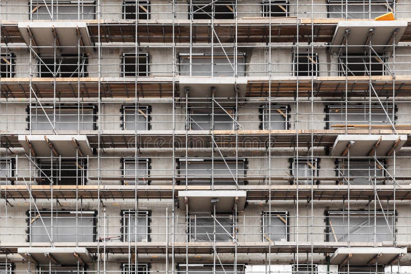 Modern Living House is Under Construction Stock Photo - Image of modern ...