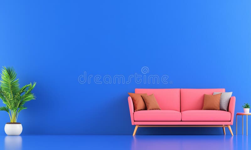 A Modern Living Room Design Featuring a Comfortable Lounge Area and a ...