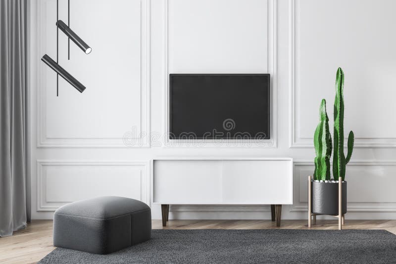 Modern living room stock illustration. Illustration of bright - 143383104