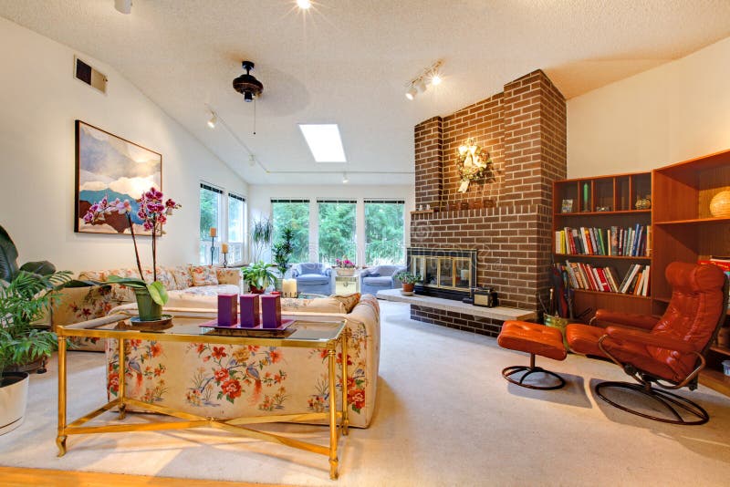 Modern living room design stock image. Image of living - 36808101