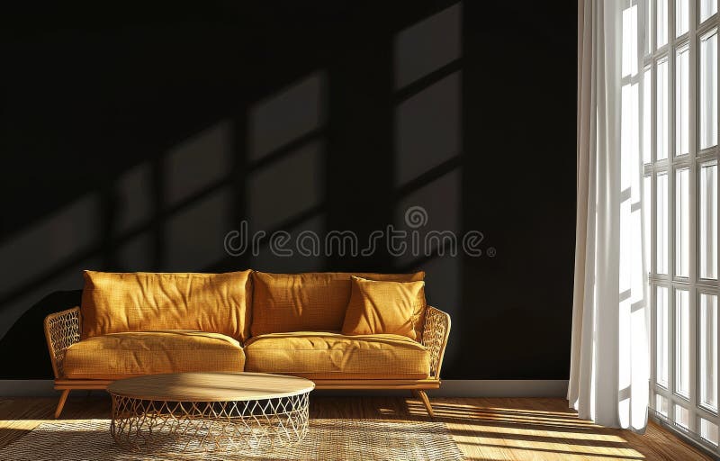 This Modern Living Room Features Comfortable Seating and Plenty of ...