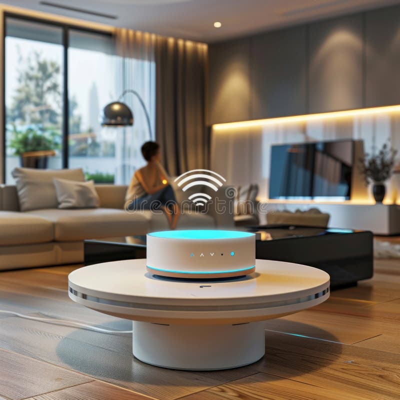 Futuristic Smart Home Design Ai Stock Illustrations – 4,638 Futuristic ...