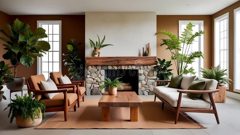 Minimalist Modern Living Room Design with Open Space and Simple Decor ...