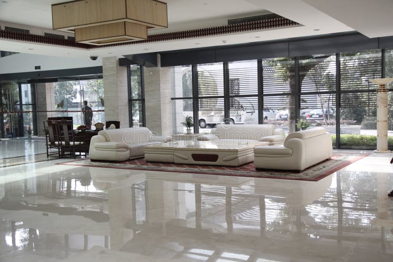 Modern lobby stock photo. Image of area, decoration, common - 11527178