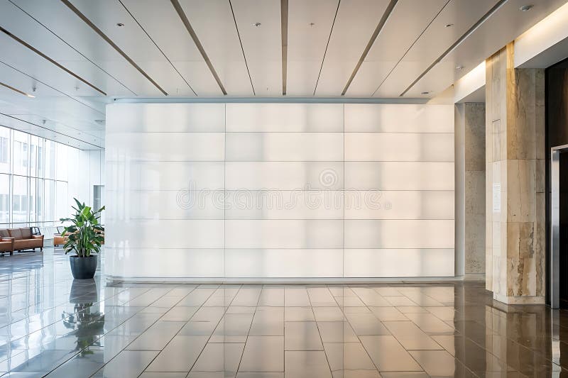 Modern Lobby Interior Showcasing Architectural Design and Spacious ...