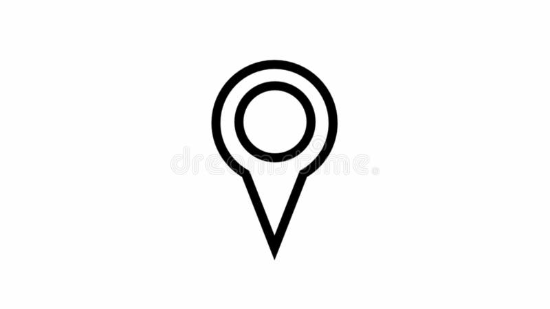 Modern Location Pin Animated Icon - Location and Navigation Motion ...