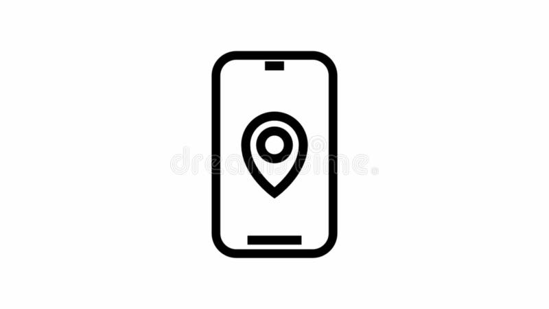 Modern Location Target Animated Icon - Location and Navigation Motion ...