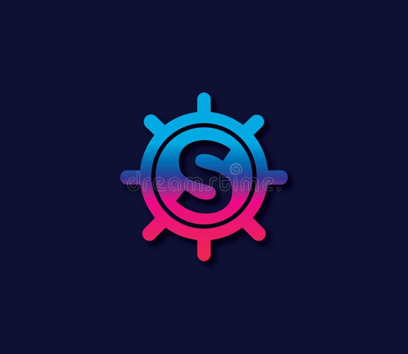 S Alphabet Locker Logo Design Concept Stock Vector - Illustration of ...