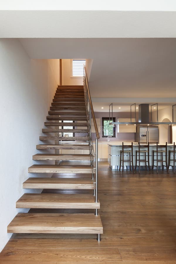 Modern Loft, Staircase View Stock Photo - Image of indoor, wall: 29303868