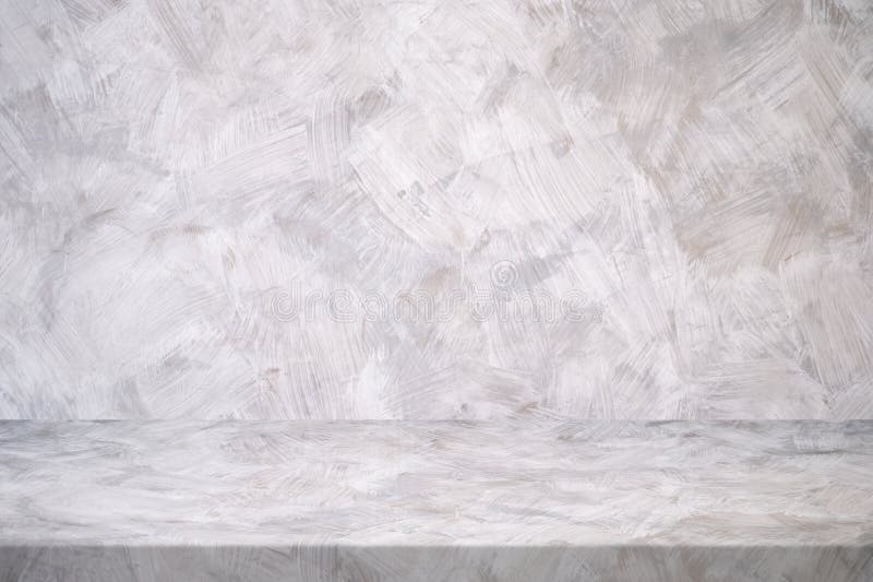 Modern Loft Wall with Table Background. Stock Photo - Image of ...