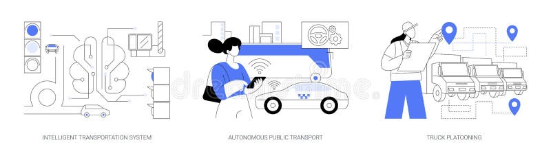 Modern Logistics Abstract Concept Vector Illustrations. Stock Vector ...