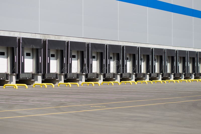 Modern logistics center stock image. Image of transportation - 86156879