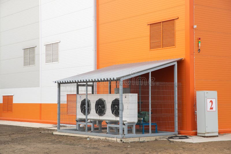 Modern Logistics Center Platform for One-time Storage Stock Image ...