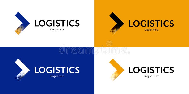 Modern logistics logo stock vector. Illustration of arrow - 247205501