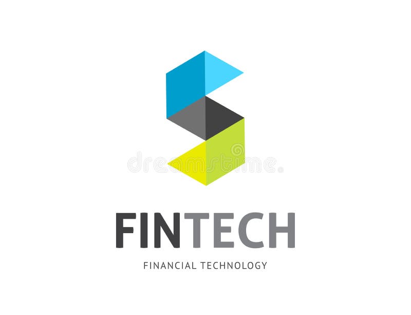Modern Logo Concept Design for Fintech Stock Vector - Illustration of ...