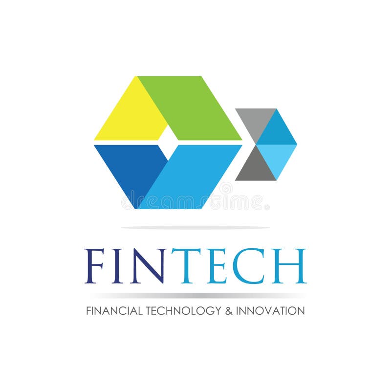 Modern Logo Concept Design for Fintech and Digital Finance Technologies ...