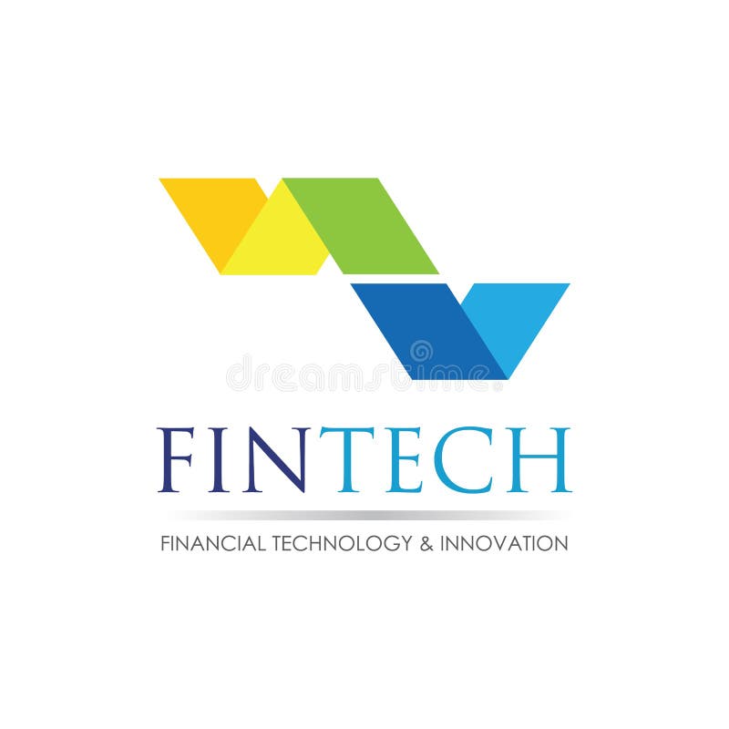 Modern Logo Concept Design for Fintech and Digital Finance Technologies ...