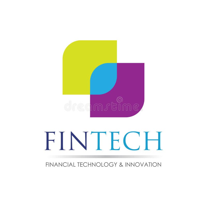 Modern Logo Concept Design for Fintech and Digital Finance Technologies ...