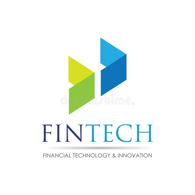 Modern Logo Concept Design for Fintech and Digital Finance Technologies ...