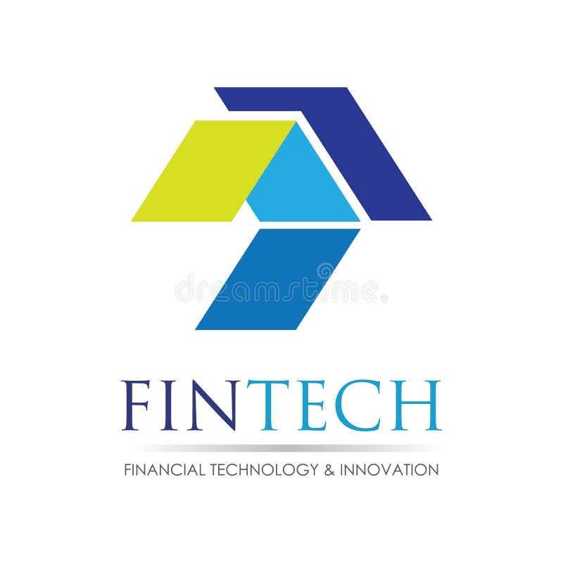 Modern Logo Concept Design for Fintech and Digital Finance Technologies ...
