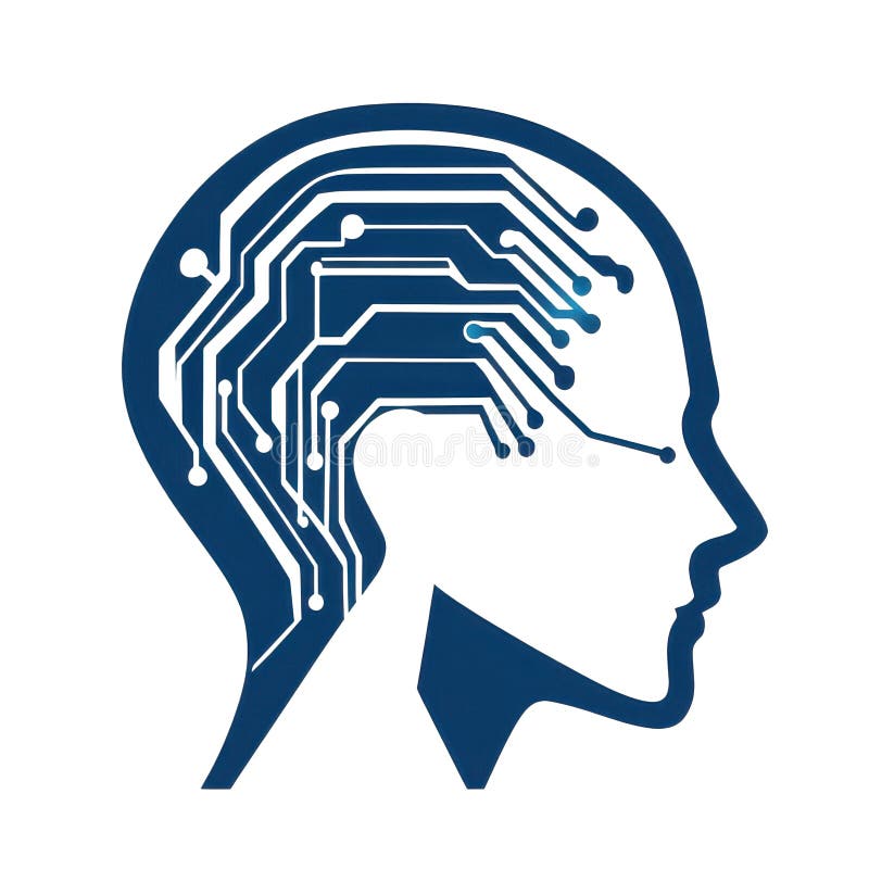 Modern Logo Design Featuring AI Elements Like Circuit Patterns and ...